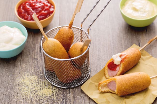 Corn dog - Recetas italianas de GialloZafferano