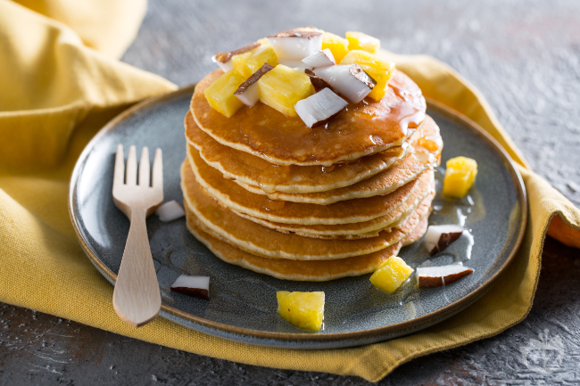 Pancake de coco - Recetas italianas de GialloZafferano