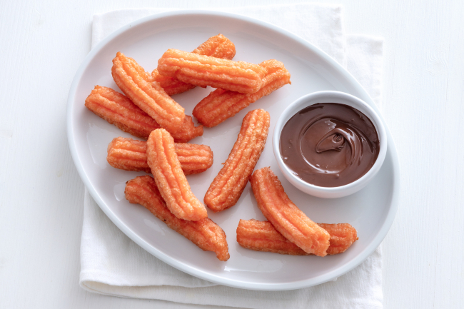 Churros red velvet - Recetas italianas de GialloZafferano