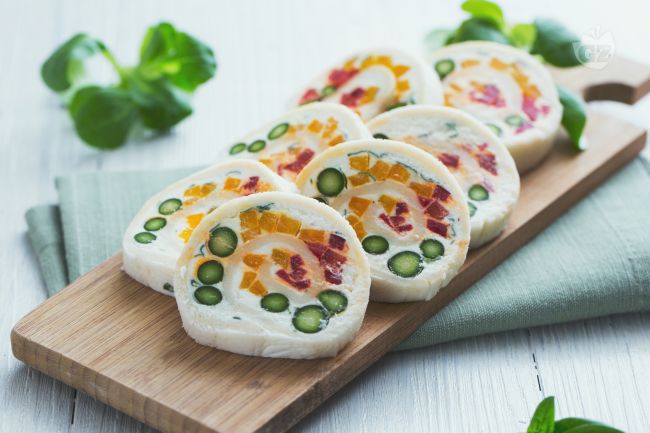 Rollitos de pan con verduras y queso de cabra - Recetas italianas de ...